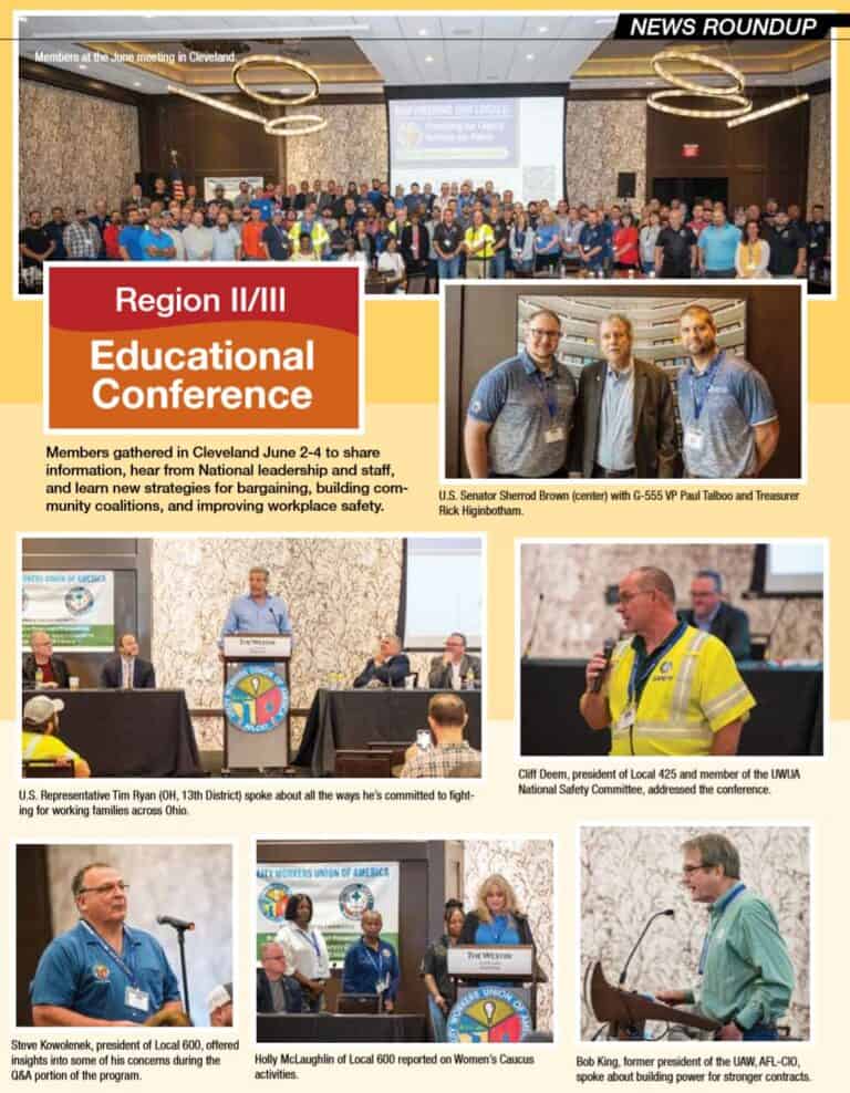 Region II/III Conference Roundup - UWUA